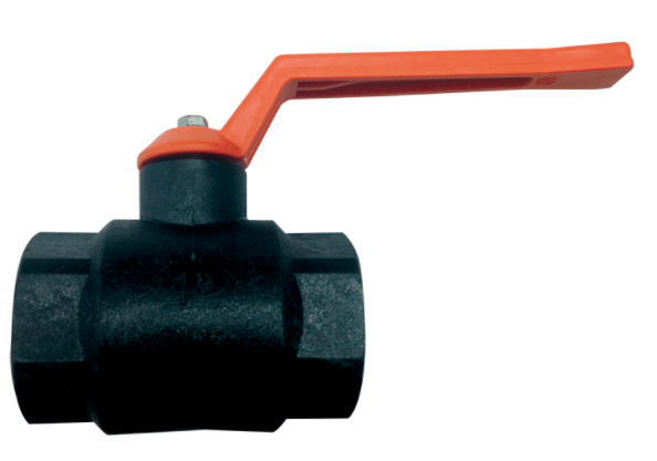 Poly Ball Valve 25mm - Orange Handle - Rotorua RV